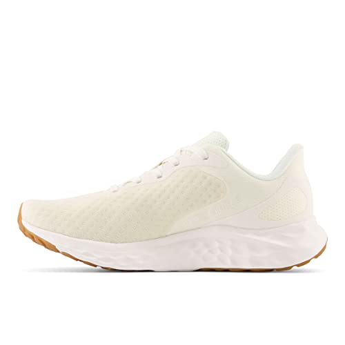New Balance Women's Fresh Foam Arishi V4 Running Shoe, Raw Sugar/Gum, 8