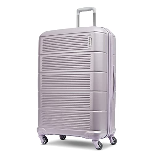 American Tourister Stratum 2.0 Expandable Hardside Luggage with Spinner Wheels, 28" SPINNER, Purple Haze