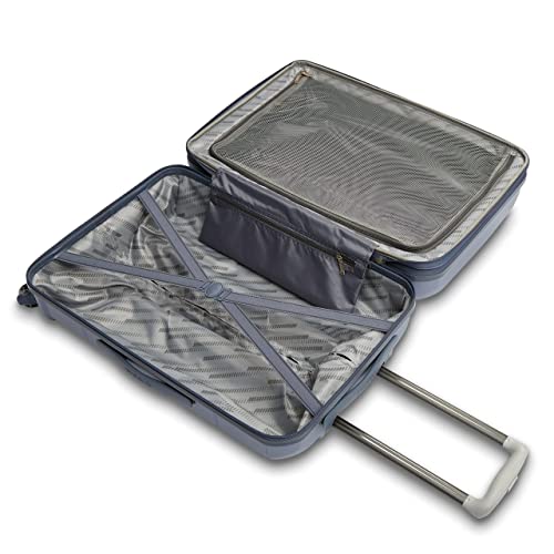 American Tourister Stratum 2.0 Expandable Hardside Luggage with Spinner Wheels, 24" SPINNER, Slate Blue