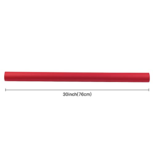 RUSPEPA Kraft Paper Roll - 30 inches x 32.8 feet - Recyclable Paper Perfect for Wrapping, Craft, Packing, Floor Covering, Dunnage, Parcel, Table Runner (Red)