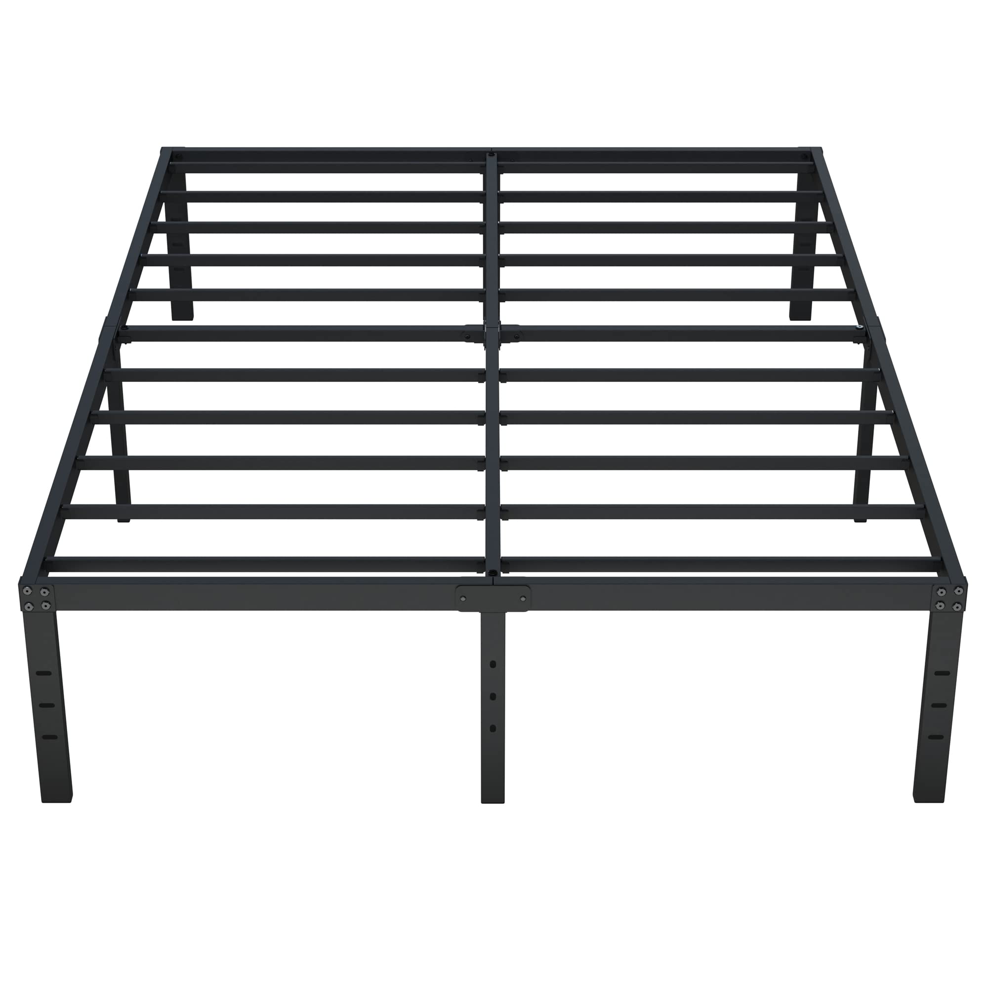 Maenizi Full Size Bed Frame No Box Spring Needed, 16 Inch Heavy Duty Metal Platform Bed Frame Full Support Up to 3000 lbs, Easy Assembly, Noise Free, Black