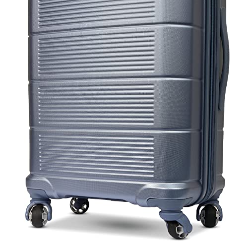 American Tourister Stratum 2.0 Expandable Hardside Luggage with Spinner Wheels, 24" SPINNER, Slate Blue