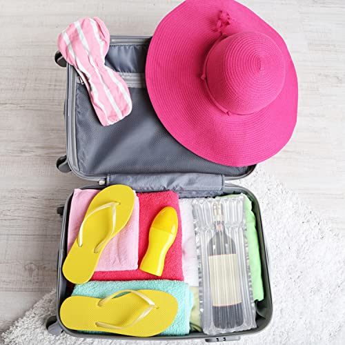 Yimerlen 10 Packs Wine Bottle Travel Protector Bags, Inflatable Air Column Bubble Bag for Wine, Glass bottle protection in Transportation 15.8 x 9.5 In(with Reusable Pump)
