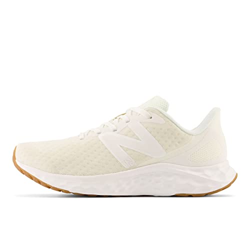 New Balance Women's Fresh Foam Arishi V4 Running Shoe, Raw Sugar/Gum, 8