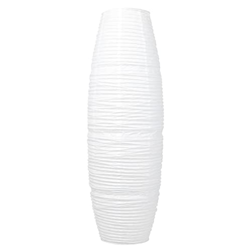 Uonlytech Paper Floor Lampshade Light Accessories: Diploma Floor Lamp Shield Japanese Style Standing Lamps for Living Room Contemporary Floor Lamp Cover