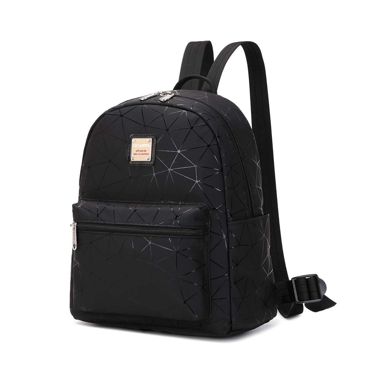 Cusangel Small Backpack For Women Black, Black Mini Backpack Purse for Women Girls, Small Backpack Purse, Daypack Shoulder Bag Woman Kids Trave