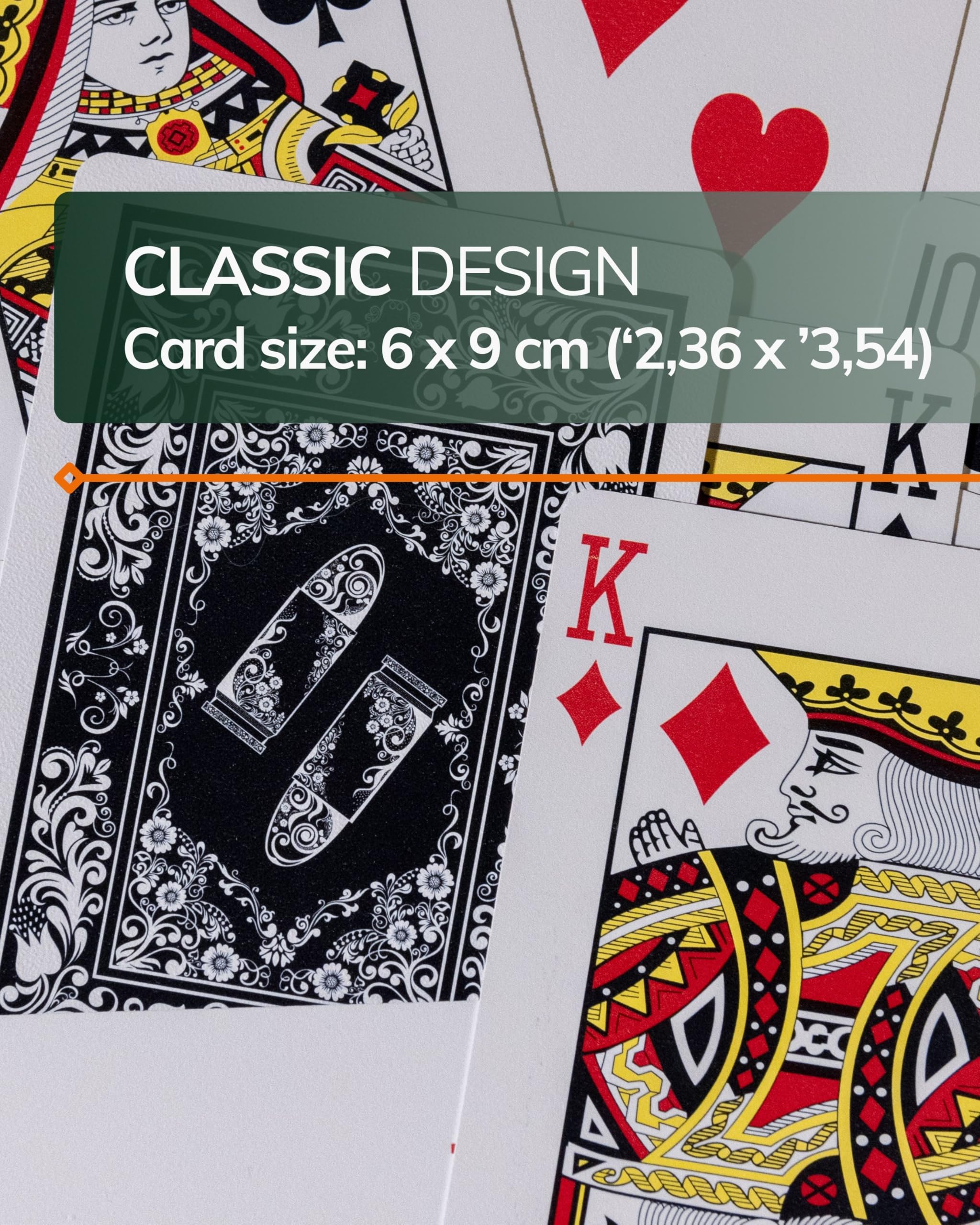 Bullets Playing Cards, Backpacker Playing Cards, Plastic Playing Cards in Aluminium Box with Rules for 5 Backpacker Games, Including Cut-Card