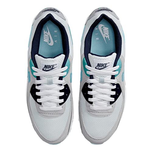 Nike Men's Air Max 90 Pure Platinum/Worn Blue (DM0029 003) - 10.5