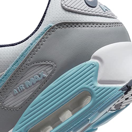 Nike Men's Air Max 90 Pure Platinum/Worn Blue (DM0029 003) - 10.5