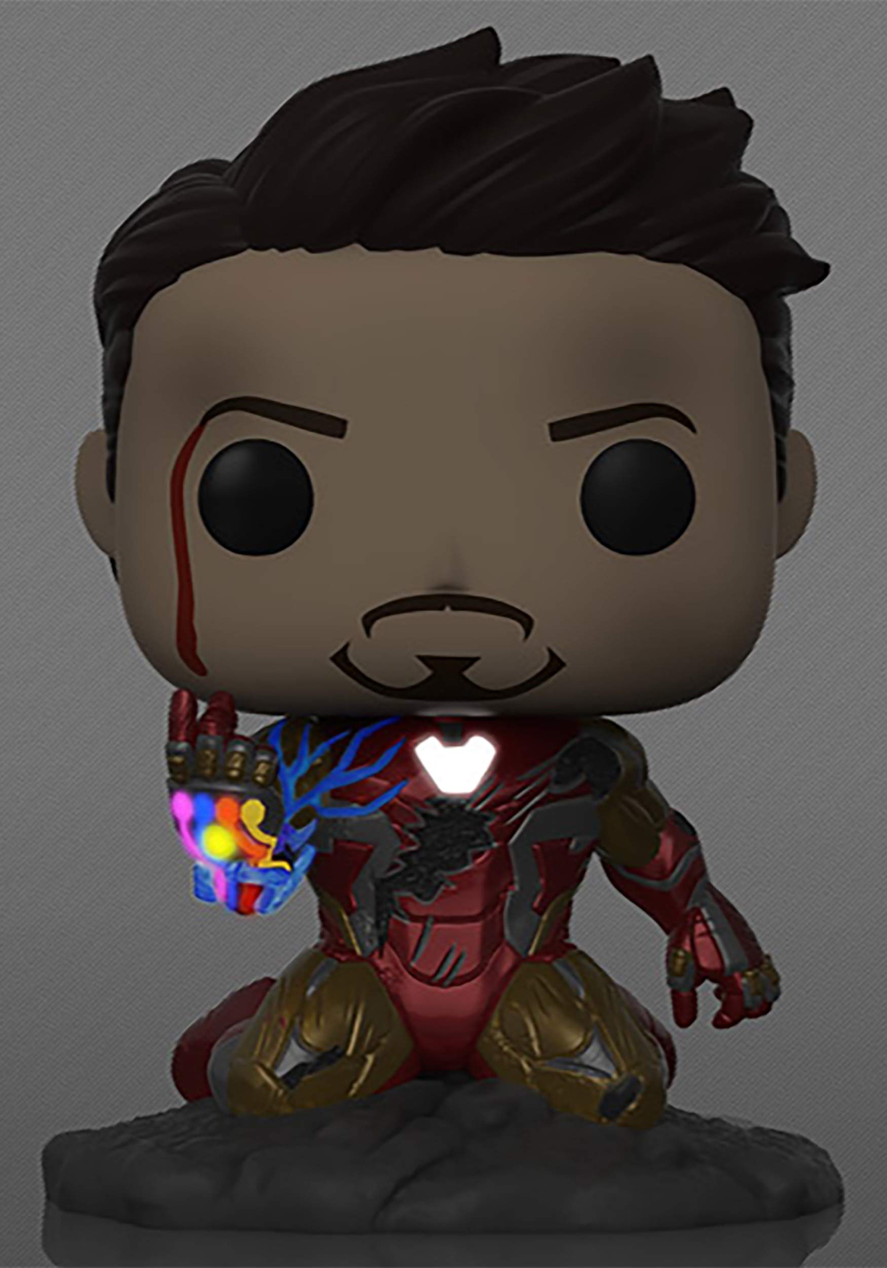 PX Previews Exclusive Pop Endgame: I Am Iron Man Glow in The Dark #580 Vinyl Figure Deluxe (Bundled with EcoTek Protector Box)