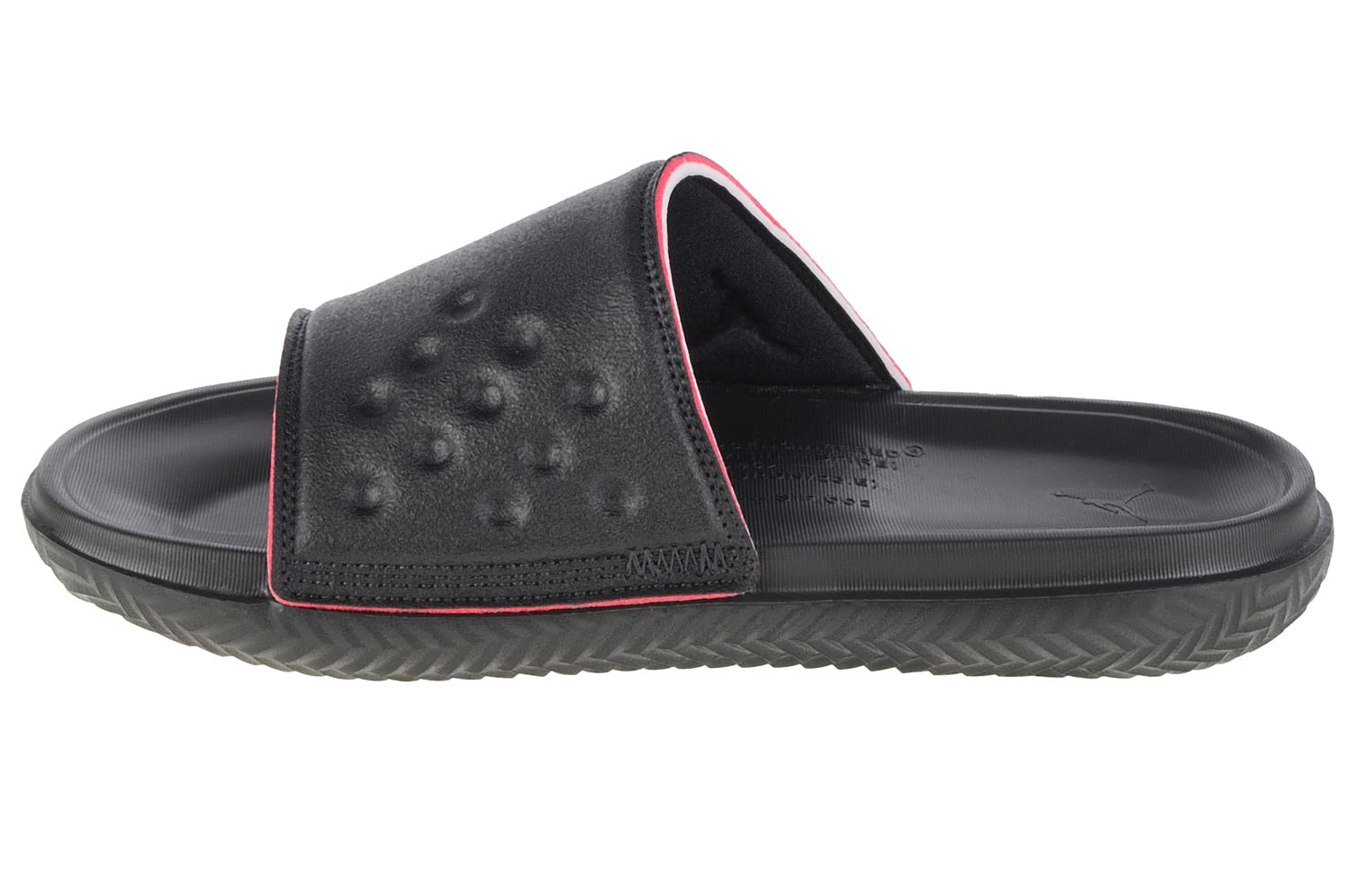 Nike Men's Jordan Play Slide Black-Photon Dust-University Red (DC9835 060) Sandals - Black Slides (us_footwear_size_system, adult, men, numeric, medium, numeric_11)