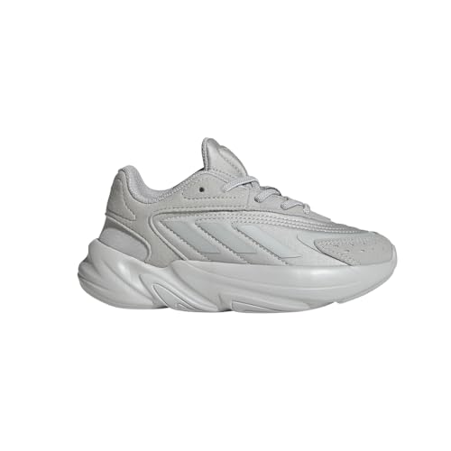 adidas Kids Ozelia Sneaker, Grey/Grey/Grey, 7 US Unisex Toddler