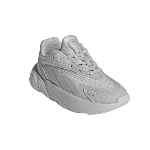adidas Kids Ozelia Sneaker, Grey/Grey/Grey, 7 US Unisex Toddler