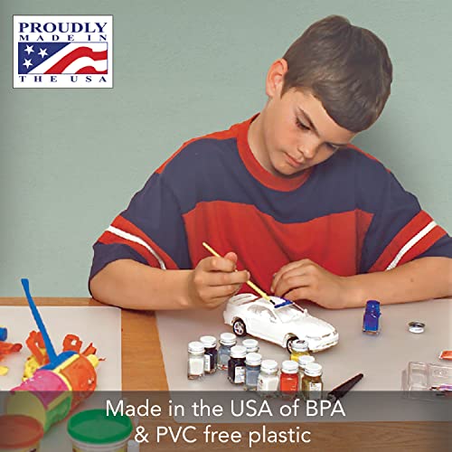 Cut N' Funnel Large Craft Mat for Crafts with the Kids 24" by 18", Made in the USA of BPA Free Smooth Flexible Plastic, Protects Surfaces, Easy Clean Up
