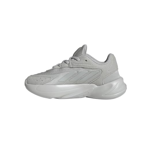 adidas Kids Ozelia Sneaker, Grey/Grey/Grey, 7 US Unisex Toddler