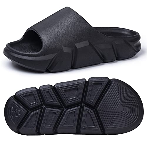 Cosofme Cloud Slides For Women & Men - Super Soft Cushioned Thick Sole EVA Pillow Slides - Quick Drying Non-Slip Indoor & Outdoor Slippers