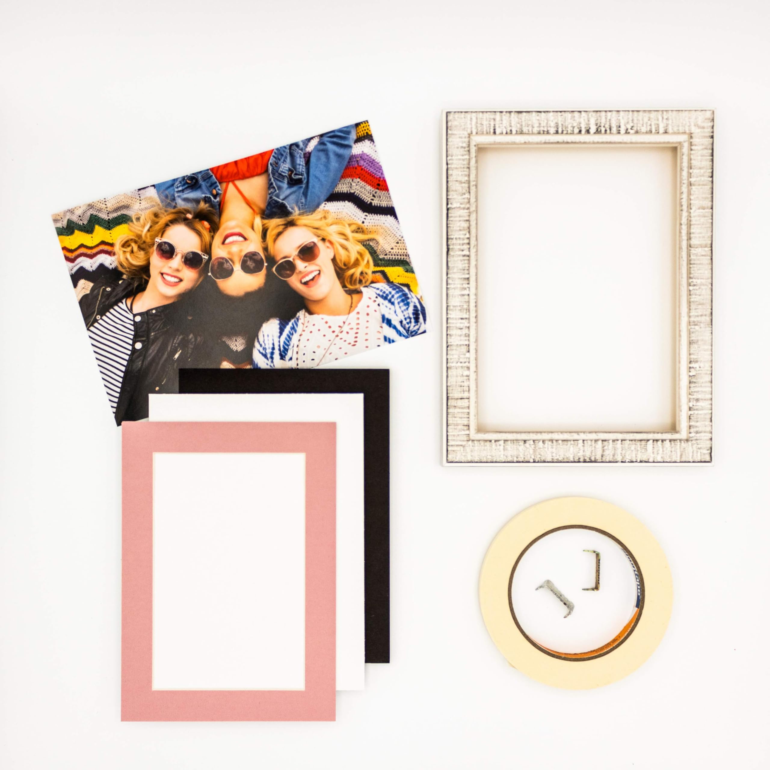 14x18 Mat Bevel Cut for 12x16 Photos - Acid Free Pink Precut Matboard - For Pictures, Photos, Framing - 4-ply Thickness