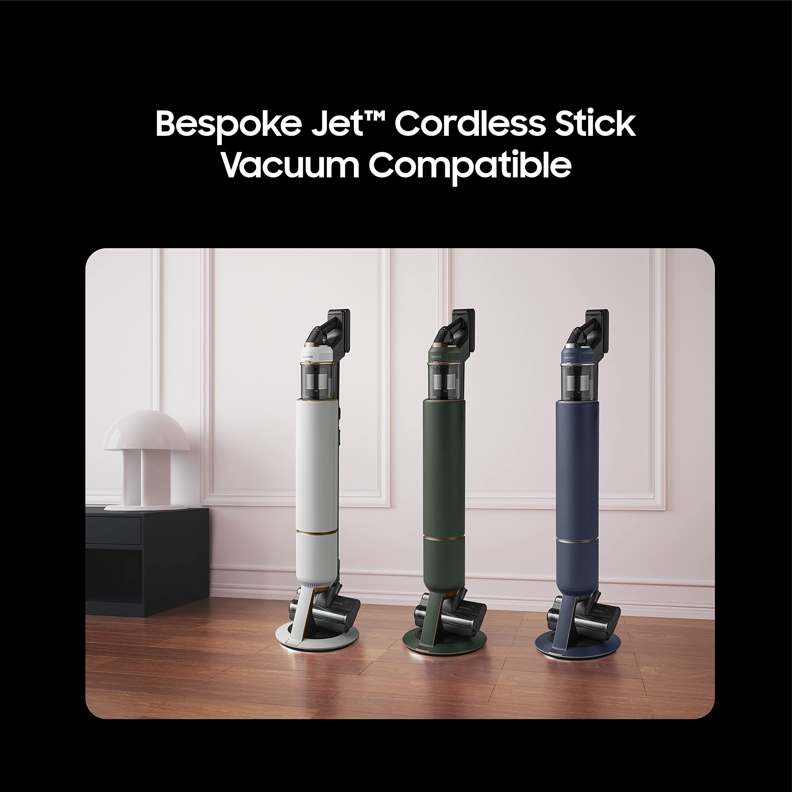 SAMSUNG Bespoke Jet Soft Action Brush Tool Accessory Part for Cordless Stick Vacuum Cleaner, Cleans Dust on Hardwood Floors and in Small Spaces, VCA-SABA95/AA