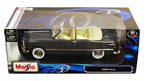 1949 Ford Convertible, Gray - Maisto 31682 - 1/18 Scale Diecast Model Toy Car
