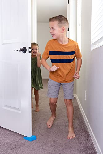 Jamm Door Stopper |Bottom of Door Stop Wedge Holds Doors Open in Both Directions | Premium Non Rubber Non Slip Hardware | Standard Size | Dark Grey - 1 Pack