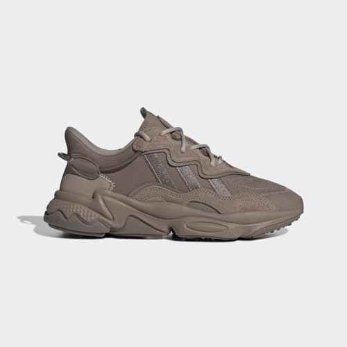 adidas Originals Women's Ozweego Sneaker, Chalky Brown/Simple Brown/White, 8