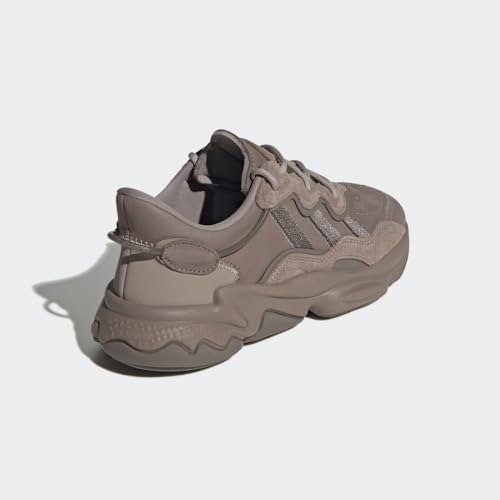 adidas Originals Women's Ozweego Sneaker, Chalky Brown/Simple Brown/White, 8