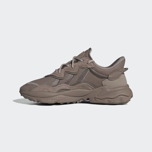 adidas Originals Women's Ozweego Sneaker, Chalky Brown/Simple Brown/White, 8