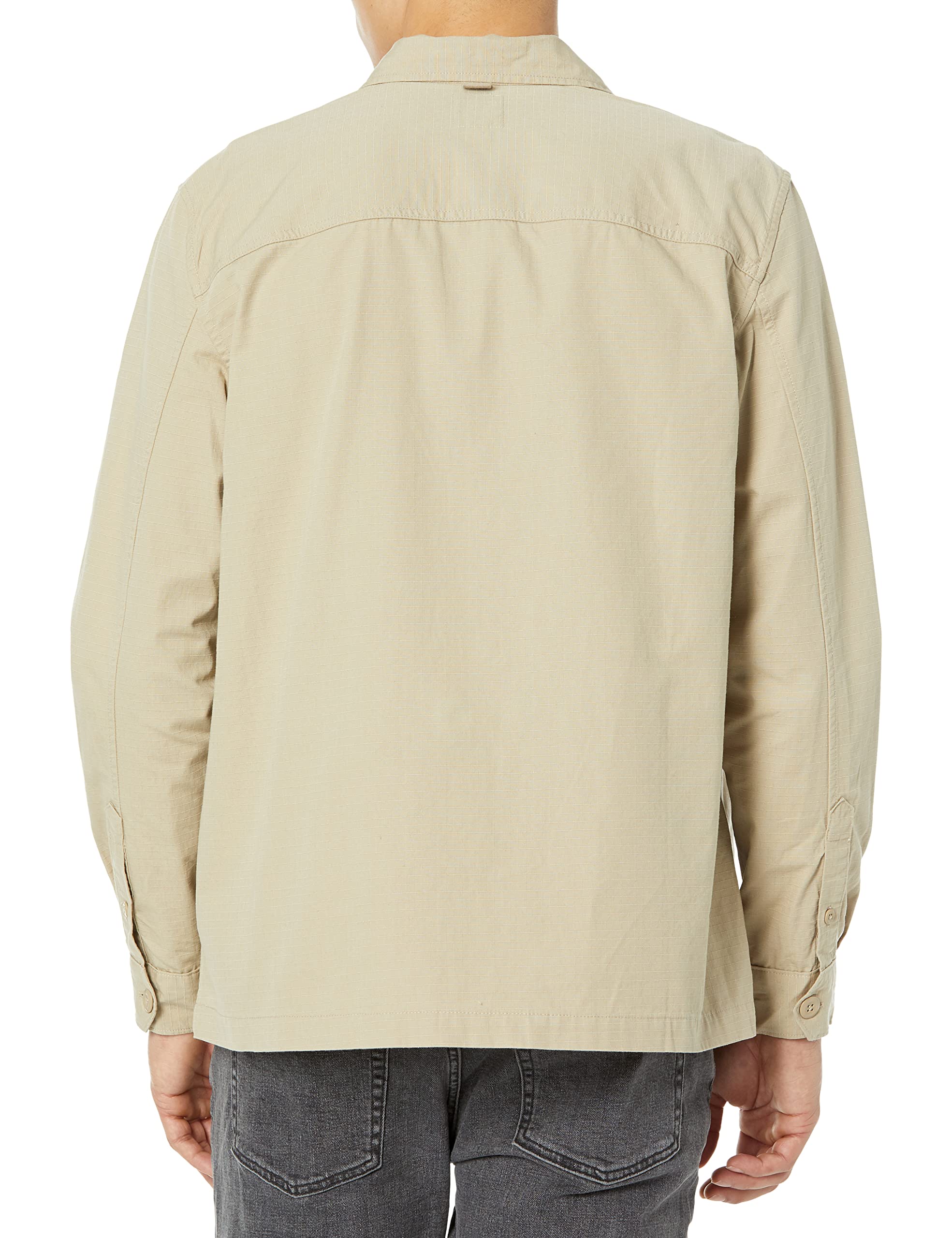 GAP Mens Utility Shirt Jacket KHAKI 030 XXL