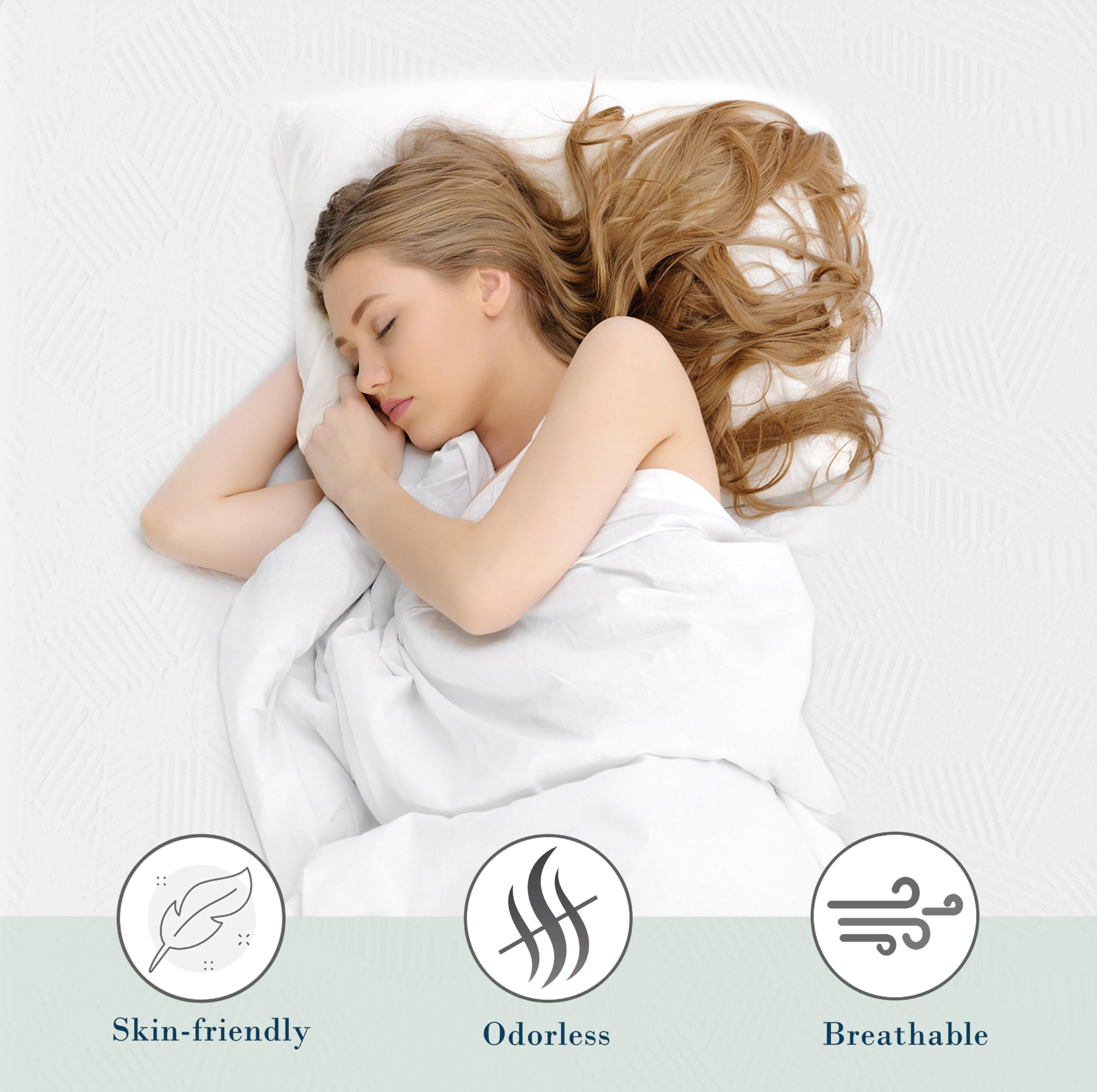 3 Inch California King Memory Foam Mattress Topper, Cooling Gel Bed Topper with Removable Cover, Soft & Pain Relief & Breathable, CertiPUR-US & Oeko-Tex Certified