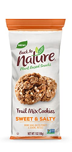 Back To Nature Non-Gmo Trail Mix Cookies, Sweet & Salty, 7 Ounce