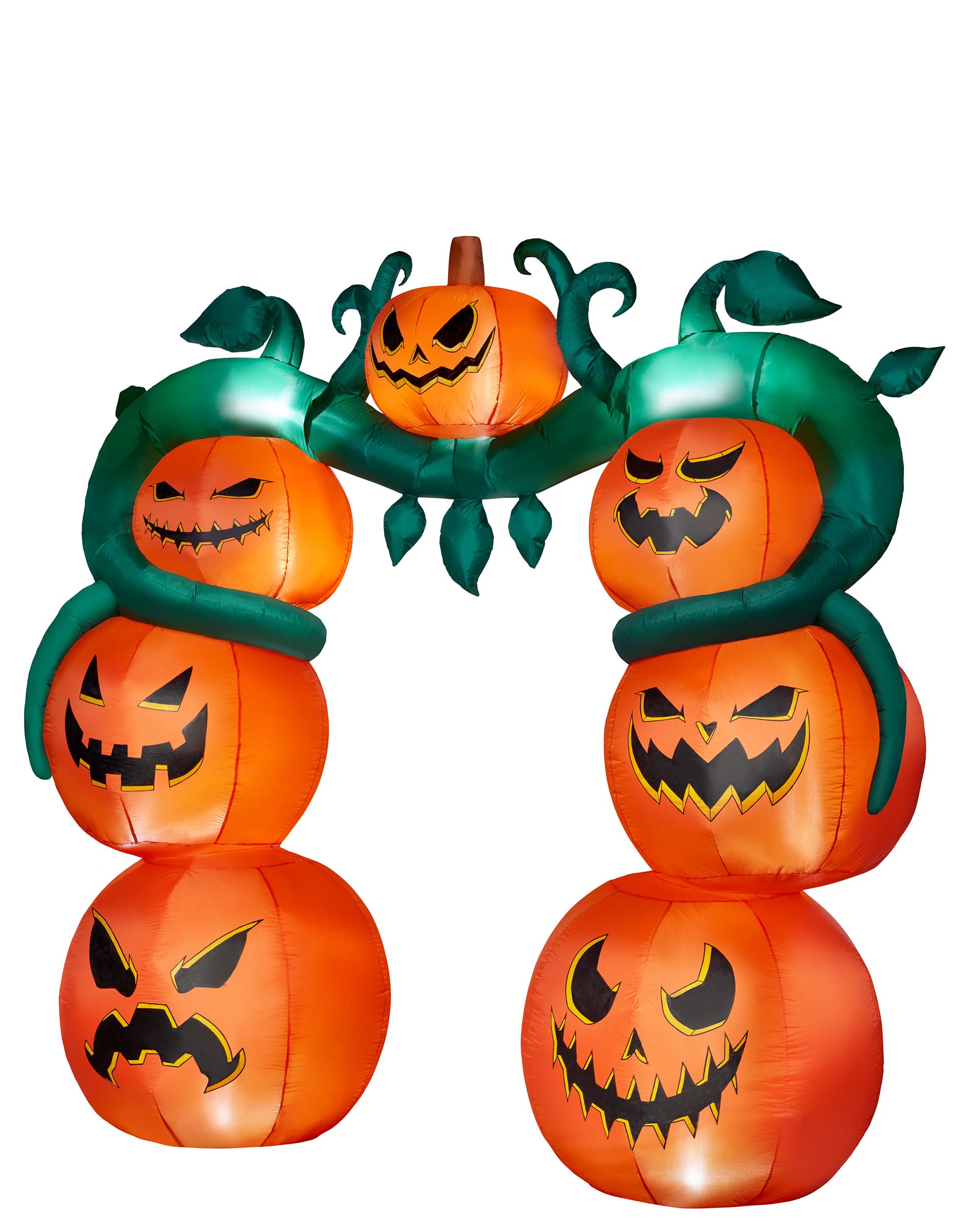 Spirit Halloween 9Ft Light-Up Jack-O'-Lantern Inflatable Archway Decoration