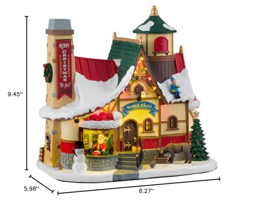 Lemax Santa's Chalet, with 4.5V Adaptor #15742