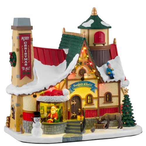 Lemax Santa's Chalet, with 4.5V Adaptor #15742