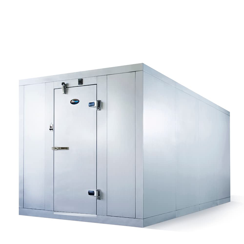 AmeriKooler QF101277**FBRF Indoor Walk-In Freezer 9'9"W x 11'9"L x 7'7"H Remote Refrigeration, 0 Degrees