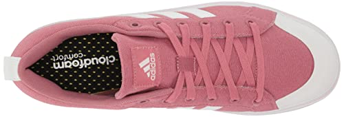 adidas Women's Bravada 2.0 Skate Shoe, Pink Strata/White/Almost Pink, 6.5