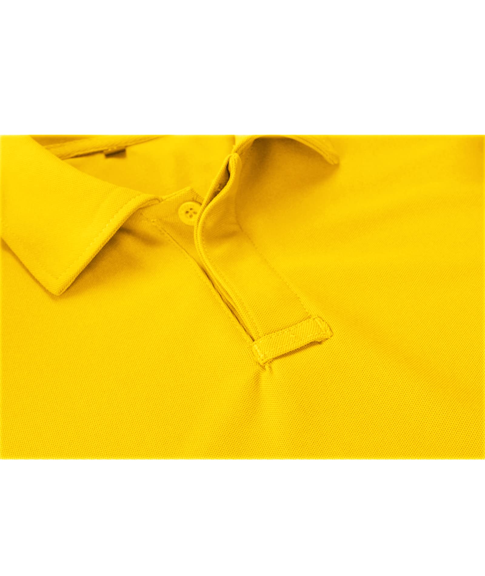 LLdress Yellow Polo Shirts for Men - Summer Casual Short Sleeve - Mens Collared Pullover Golf Shirts, M
