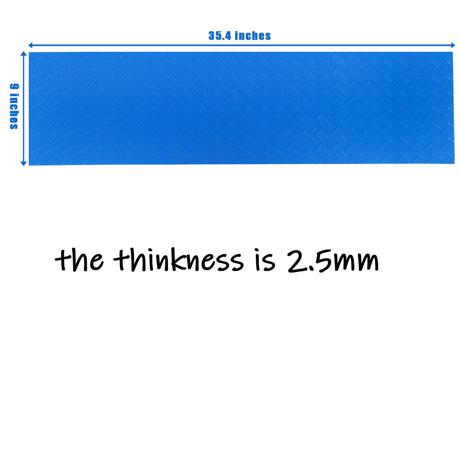 Two Rolls 36inch*9inch 2.5MM Thick Swimming Pool Ladder Mat NO-Slip Texture for Above Ground Steps Pad Stairs Under Pools Accessories