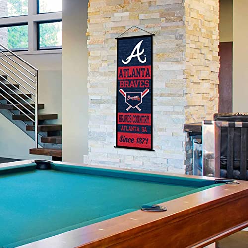 Atlanta Braves Banner and Scroll Sign