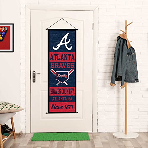 Atlanta Braves Banner and Scroll Sign
