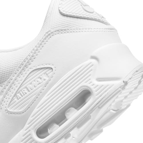 Nike Air Max 90 Women's Sneaker's, White/White/White, Size 9