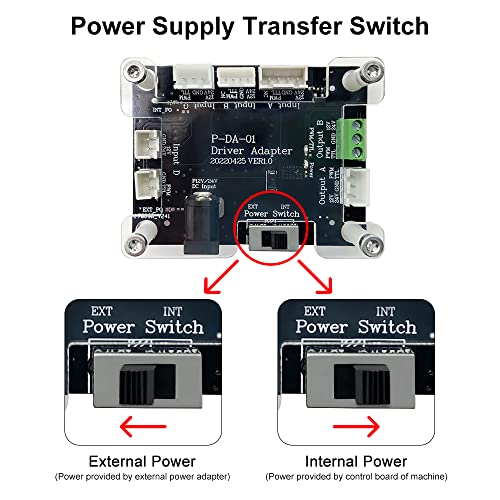 LASER TREE 20W 40W 80W Interface Driver Adapter Board Transfer Board for Laser Engraving Module Laser Cutting Head Wood Tools