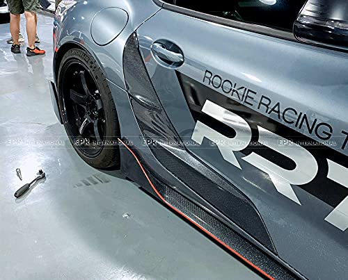 for Toyota 19+ Supra A90 T Type Side Skirt Carbon Fiber (Double Side) Modified Tuned Tuning Car Body Parts Kits USA Warehouse