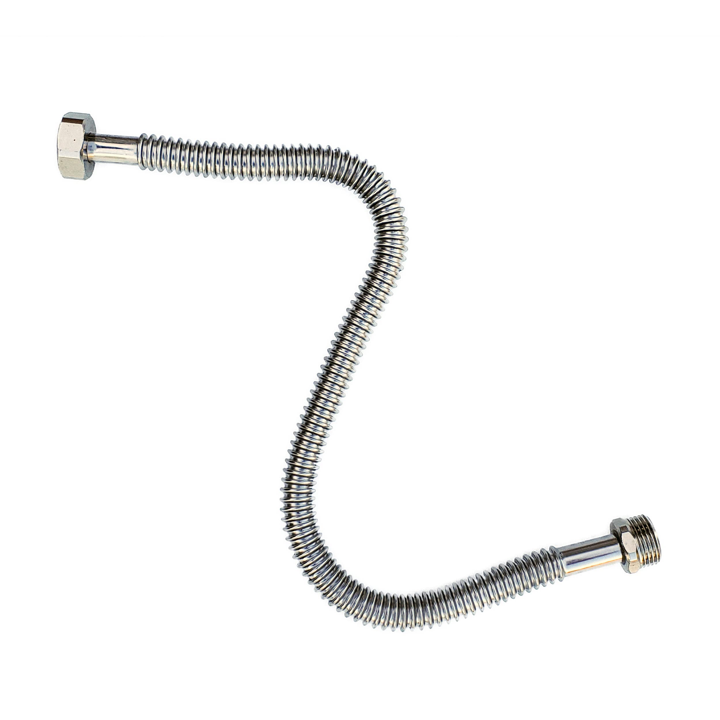 BBros Products Adjustable Flex and Hold Stainless Steel Garden Hose (2 ft), 24 Inch