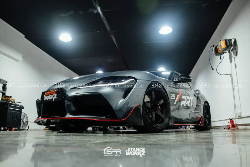 for Toyota 19+ Supra A90 T Type Side Skirt Carbon Fiber (Double Side) Modified Tuned Tuning Car Body Parts Kits USA Warehouse