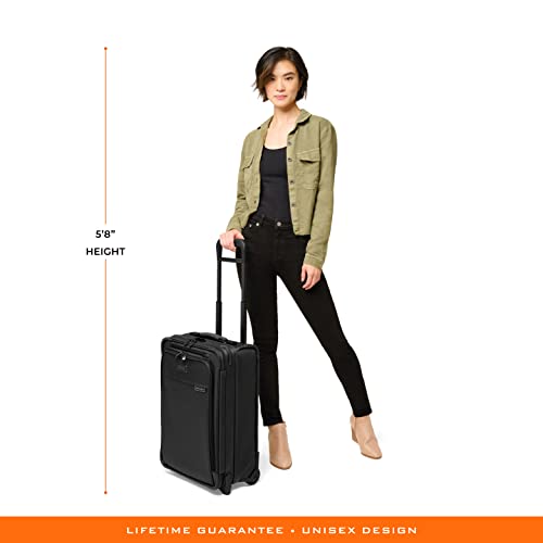 Briggs & Riley Uprights, Black, 22-inch Baseline Essential Carry-On