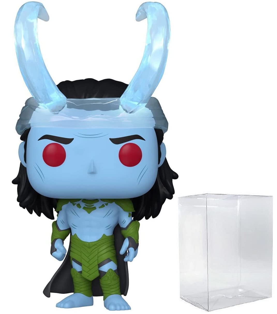 POP Marvel: What If? - Frost Giant Loki Funko Vinyl Figure (Bundled with Compatible Box Protector Case)