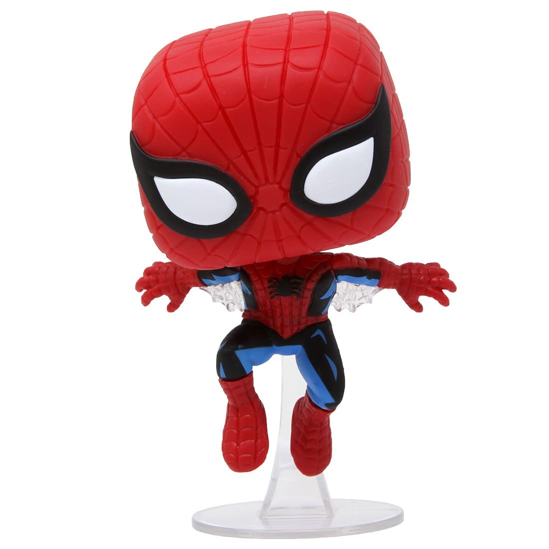 Spider-man POP Marvel: 80th - First Appearance Funko Pop! Vinyl Figure (Bundled with Compatible Pop Box Protector Case), Multicolored, 3.75 inches