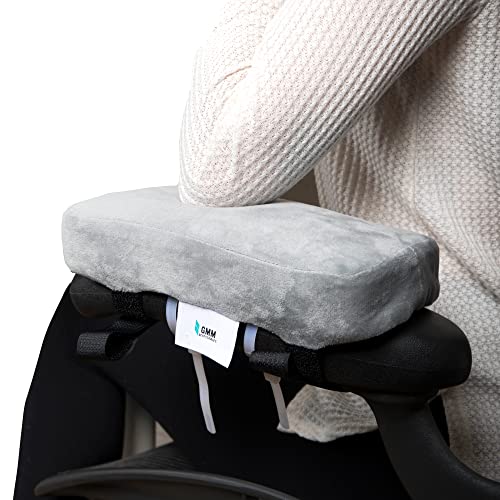 Non-Slip Desk Chair Arm Pads- Ergonomic Office Chair Arm Pads - Comfy Chair Arm Cushions - Arm Rest Pillow Used as Office Chair Arm Replacement - Office Chair Arm Cushion - Computer Chair Arm Covers