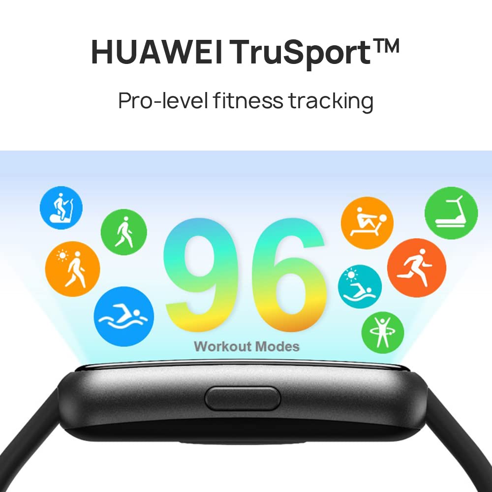 Huawei Band 7 (2022) 1.47β Amoled Display | Long Battery Life - Graphite Black