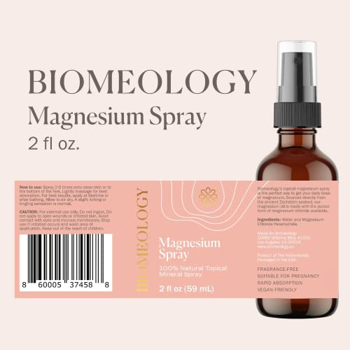Biomeology Topical Magnesium Spray (2 oz.)